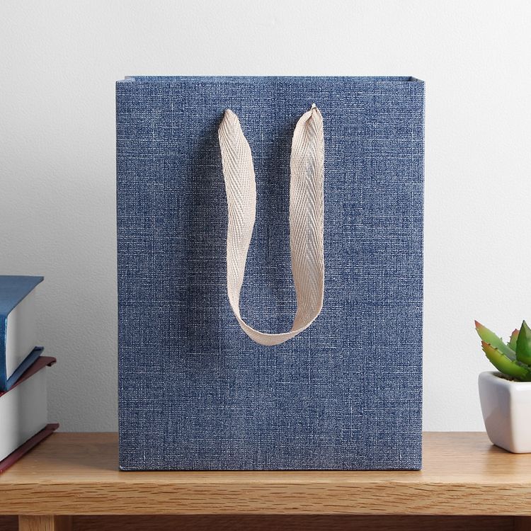 린넨 패턴 쇼핑백18x23cm 기프트백 홈플러스 택배배송