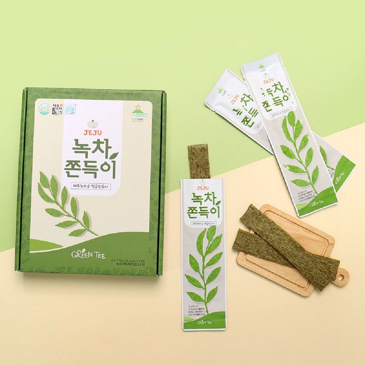제주 녹차쫀득이 15개입 쫀드기 제주특산품 다이어트 과자 제주도기념품 홈플러스 택배배송
