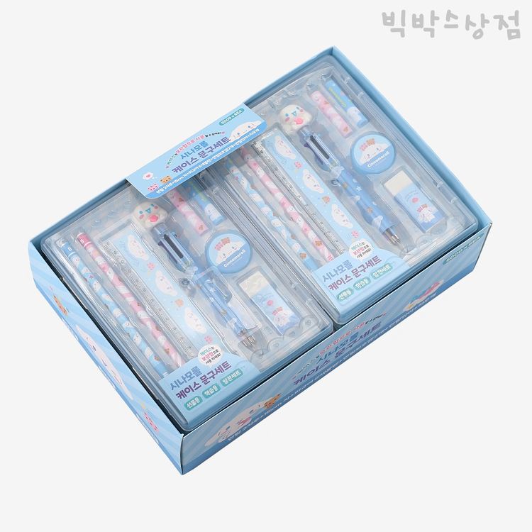 산리오시나모롤케이스문구세트6개입box캐릭터입학학용품세트초등학생단체선물어린이집캐릭터볼펜연 홈플러스 택배배송