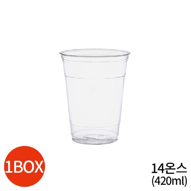 14온스 420ml 92파이 투명컵 1000개1박스 홈플러스 택배배송