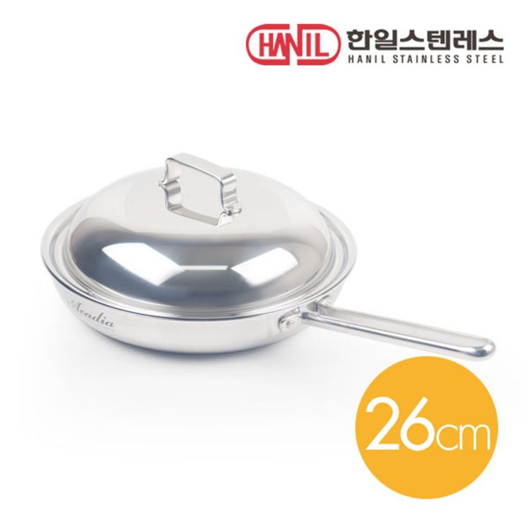 한일스텐레스 아카디아 통오중 엠보후라이팬 26cm돔커버 홈플러스 택배배송