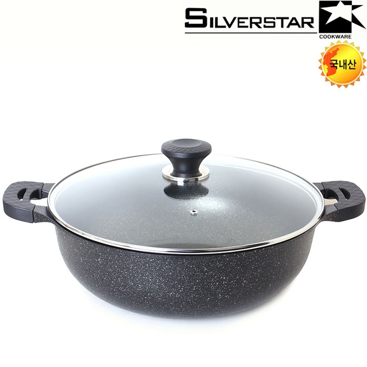Silverstar 실버스타 오아이씨 골드마블 대형 웍팬 36cm 홈플러스 택배배송