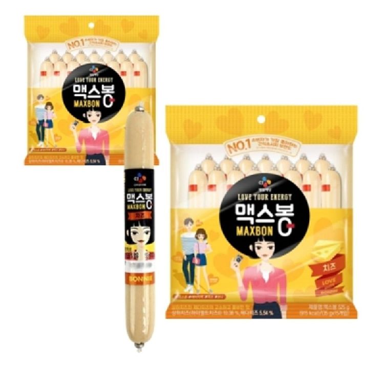 Cj제일제당 맥스봉 치즈 소시지 525g X 2개 소시지 소세지 어육소시지 어육소세지 스틱 홈플러스 택배배송