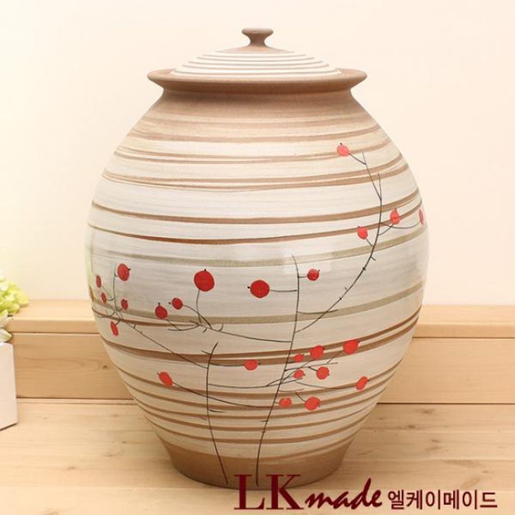바보사랑 옹기 모던 열매 쌀항아리 20~23kg쌀바가지 증정 홈플러스 택배배송