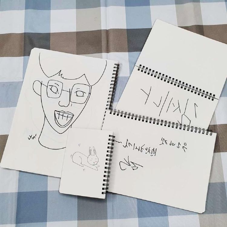크라프트 A6 스프링 무선노트 무지 연습장 홈플러스 택배배송