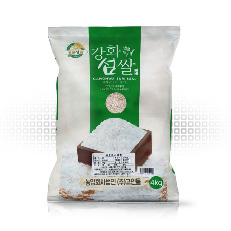 H고인돌 쌀4kg 강화섬쌀 쌀눈쌀 쌀눈이살아있는쌀 홈플러스 택배배송