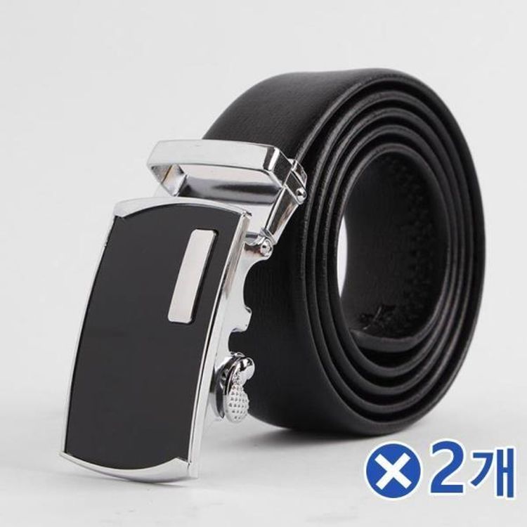 블랙메탈 젠틀맨 자동버클 가죽벨트 120cmx2개 허리띠 홈플러스 택배배송