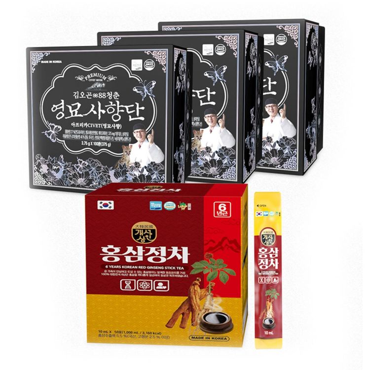 김오곤 88청춘 영묘사향단 10개월분홍삼정차침향 사향 벌꿀 건강환 콘드로이친 단백질 홈플러스 택배배송