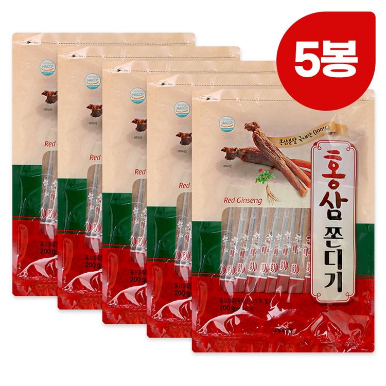 웅쫀디기 건강하고 풍미있는 홍삼 쫀디기 5봉1kg 홈플러스 택배배송