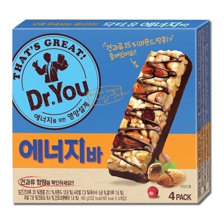 닥터유 에너지바 40gx4개입 총160g | 홈플러스 택배배송