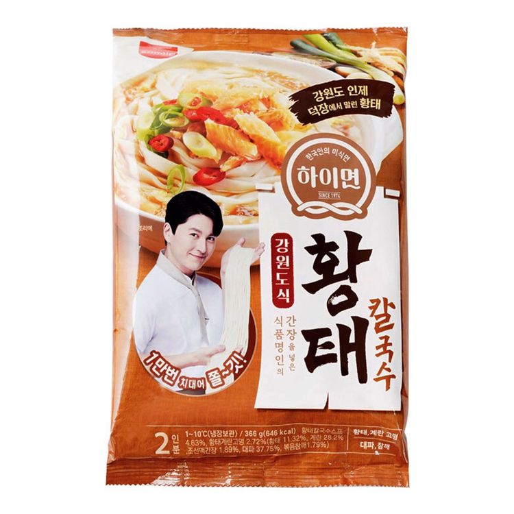 푸른들마켓 삼립 황태칼국수366g2인분 홈플러스 택배배송