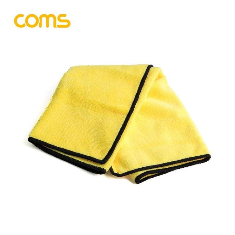 세차용 타올40x40cm 극세사 차량 세차 광택 Yellow 홈플러스 택배배송