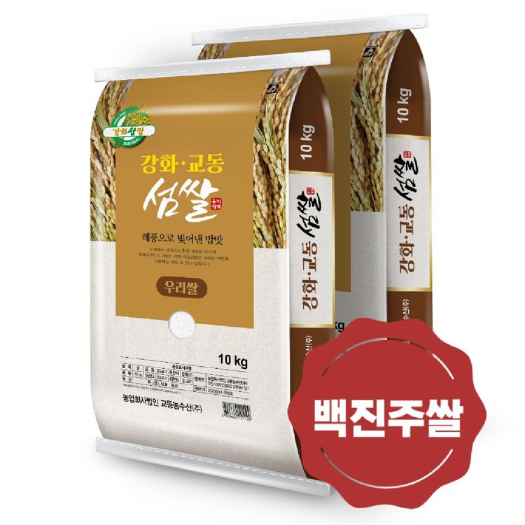 H고인돌 강화섬쌀 강화쌀 백진주쌀 쌀20kg 홈플러스 택배배송