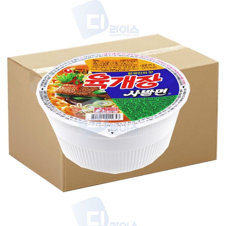 농심 육개장 사발면 86g 48개 컵라면 얼큰 개운한 홈플러스 택배배송