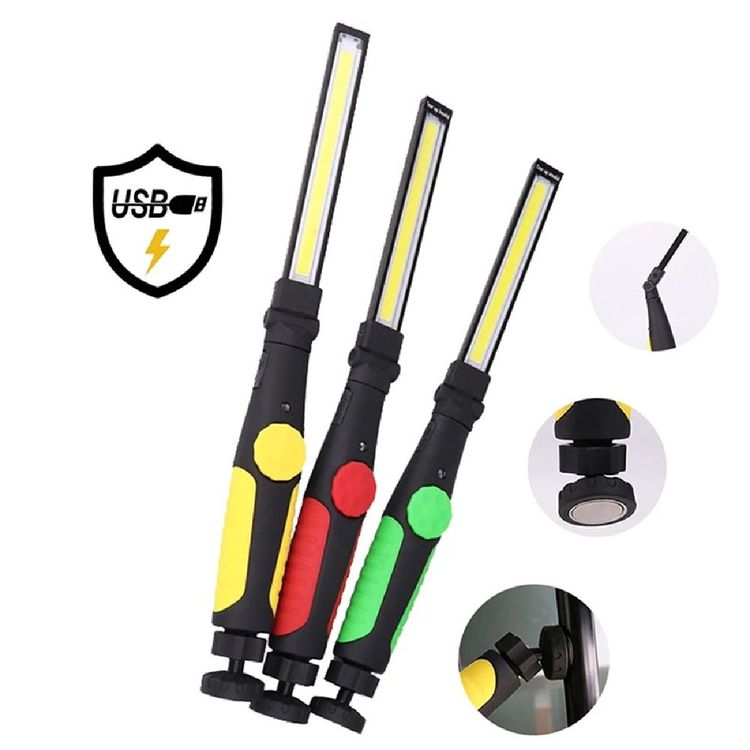 Led Cob 충전식 캠핑 랜턴 손전등 후레쉬 작업등 멀티 홈플러스 택배배송