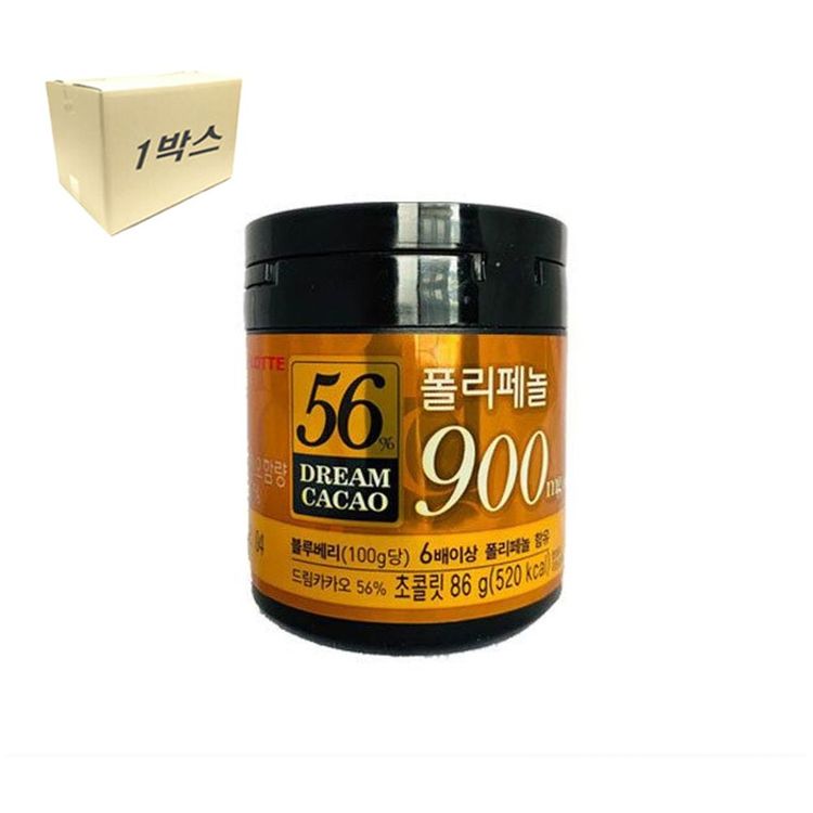 롯데 드림 카카오 56 86g 24개 1box 초콜릿 아이 간식 홈플러스 택배배송