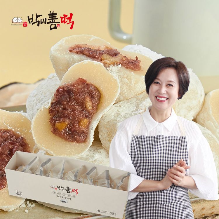 박미선떡 착한 견과류 찹쌀떡 55g X 7개입 X 3 개별포장 홈플러스 택배배송