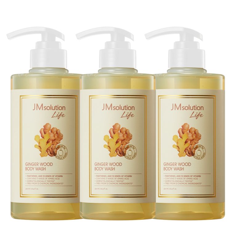 제이엠솔루션 라이프 진저 우드 바디워시 500ml 3개 홈플러스 택배배송