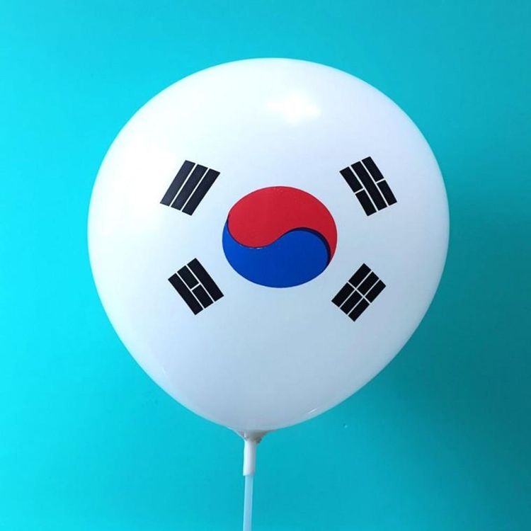 이벤트 꾸미기 풍선 태극기인쇄풍선 100p 홈플러스 택배배송
