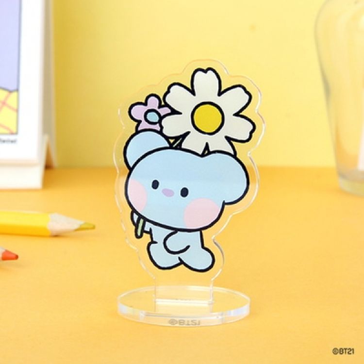 프리전트 다꾸템 해피플라워 코야koya 아크릴 스탠드 Bt21 홈플러스 택배배송