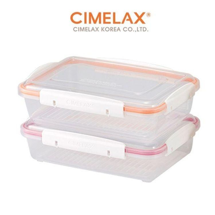 밀폐 반찬 직사각 1390ml X 2ea 1개 반찬통 홈플러스 택배배송
