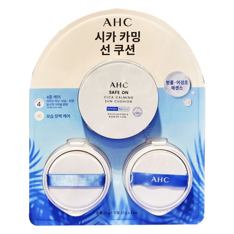 AHC 세이프온 시카 카밍 선쿠션 본품 25g + 리필2개 | 홈플러스 택배배송