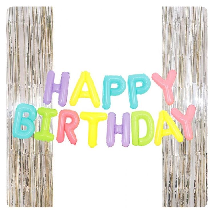 Pw 은박풍선생일마카롱 커튼샴페인골드세트 파티 홈플러스 택배배송