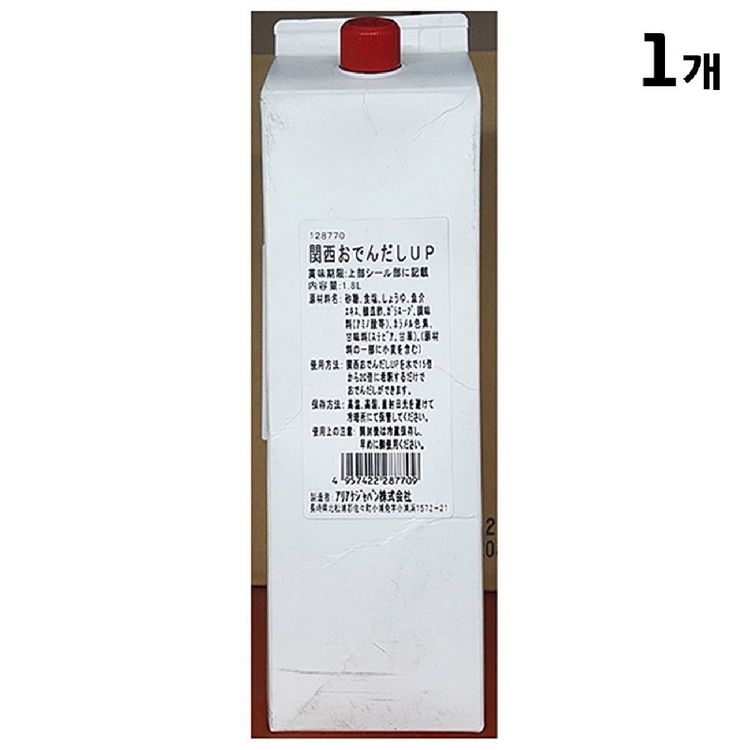 간사이 오뎅 다시 18l 우동국물 우동육수 오뎅다시 액상소스 육수 요리육수 조리용육수 오 홈플러스 택배배송