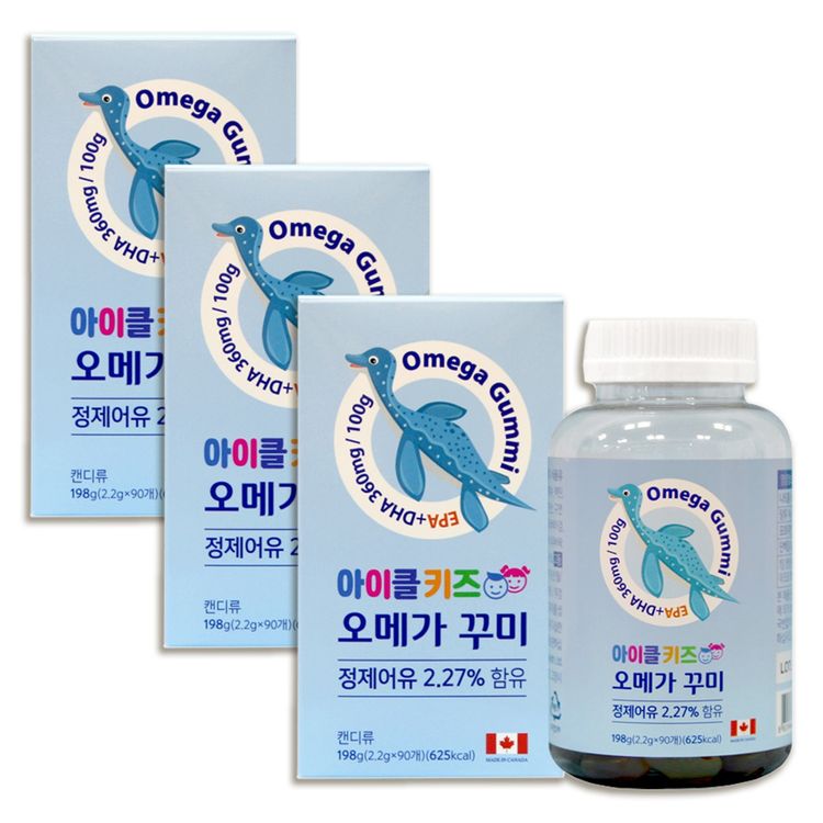 Ikle 키즈 어린이 오메가3 Epa Dha 젤리 270정 홈플러스 택배배송