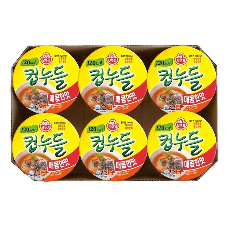 오뚜기 컵누들 매콤한맛 378g6입 홈플러스 익스프레스