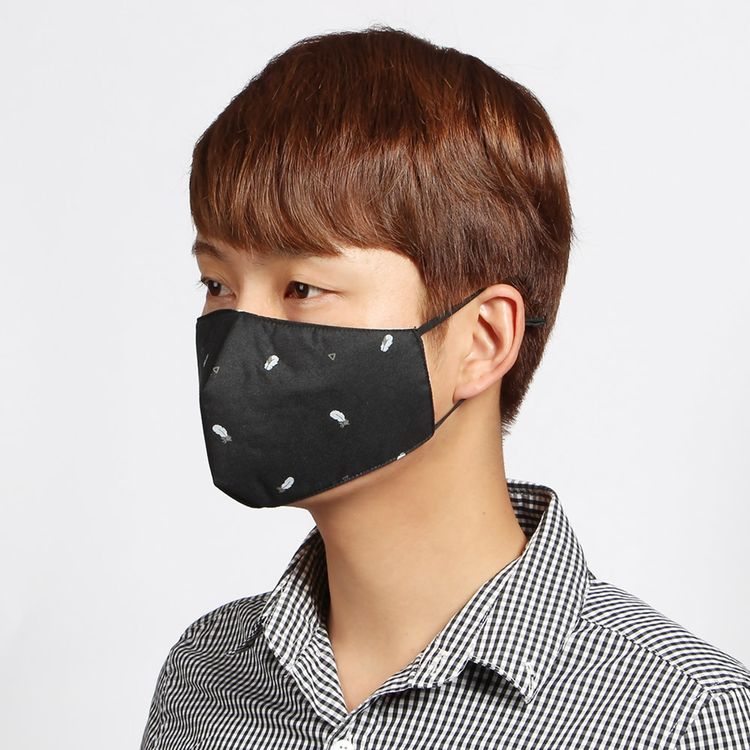 다회용 필터 면마스크 블랙 3겹 입체마스크 홈플러스 택배배송