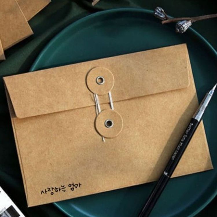 크라프트 용돈봉투 하도매 청첩장 실잠금 편지봉투 홈플러스 택배배송