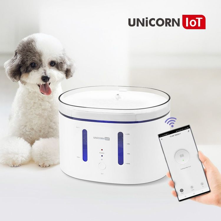 유니콘 Iot Tp 30f 강아지 고양이 애견 자동급수기 홈플러스 택배배송