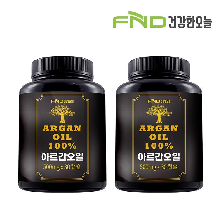 Fnd건강한오늘 식용 먹는 아르간오일 캡슐 2통60캡슐 2개월분 홈플러스 택배배송