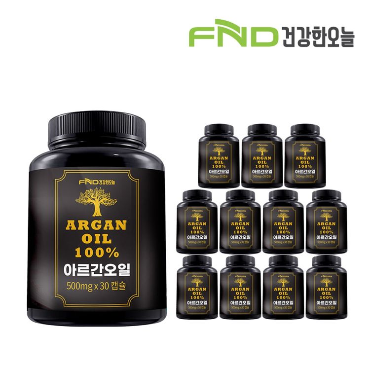 Fnd건강한오늘 식용 먹는 아르간오일 캡슐 12통360캡슐 12개월분 홈플러스 택배배송