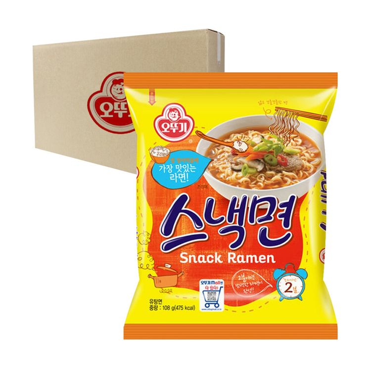 라면천국 즉석간식 박스 오뚜기 스낵면 108g 40입 홈플러스 택배배송