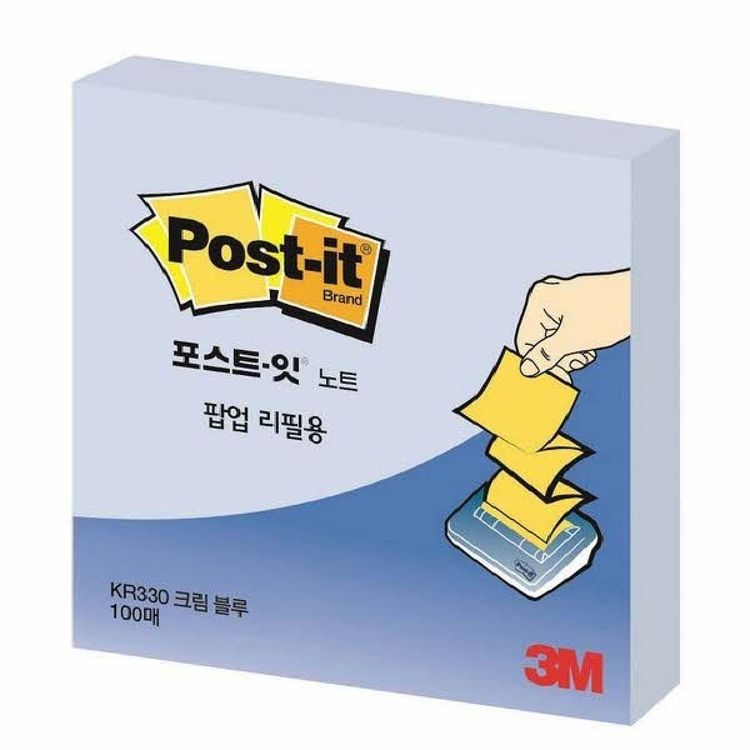 3m 포스트잇 팝업리필 Kr 330 크림블루n3584600 홈플러스 택배배송