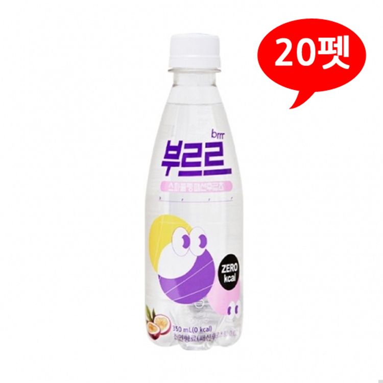 (7100960) 부르르 스파클링 패션후르츠 350mLx20펫 | 홈플러스 택배배송