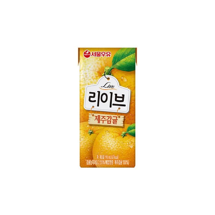 맛있는 서울우유 리이브 제주감귤 주스 음료 190ml X 24EA | 홈플러스 택배배송