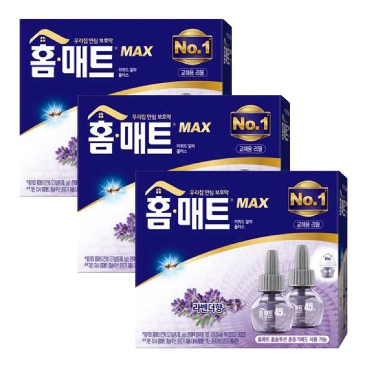 홈매트 리퀴드 알파플러스 라벤더향 90일 X 3개 홈플러스 택배배송