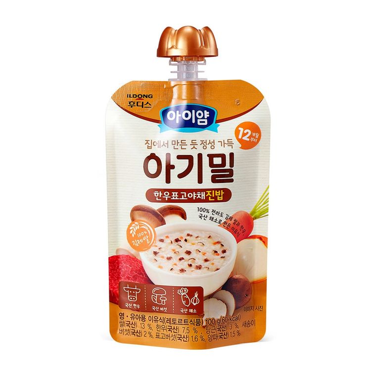 일동후디스 아이얌 한우표고야채진밥 100g 홈플러스