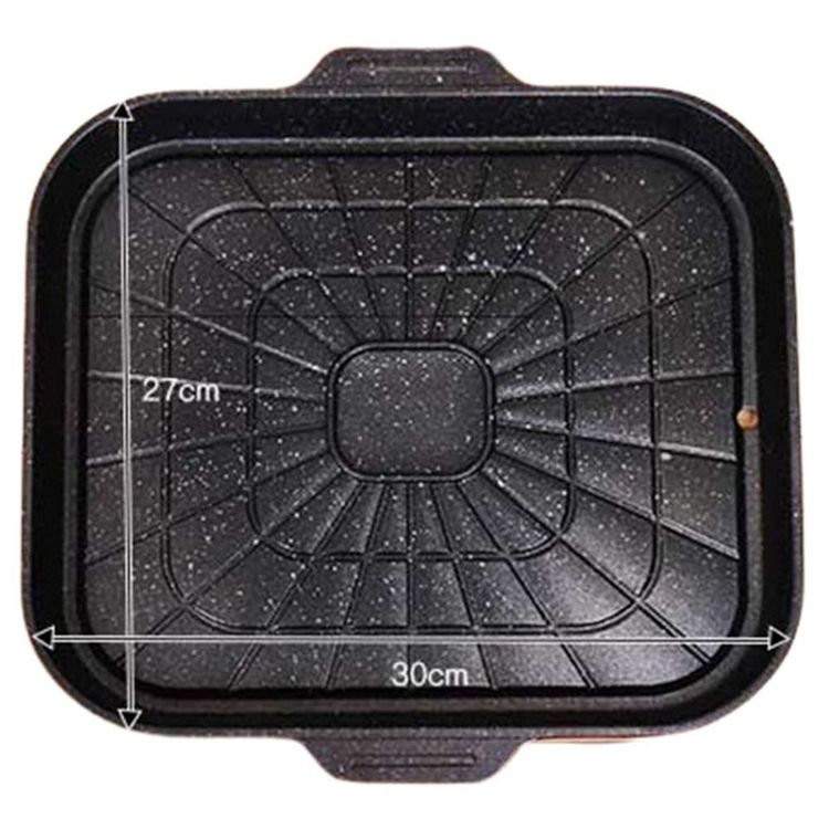 롯데 Nc213670010 캠핑 사각 구이판 30cm 삼겹살 주물 고기판 생선 홈플러스 택배배송