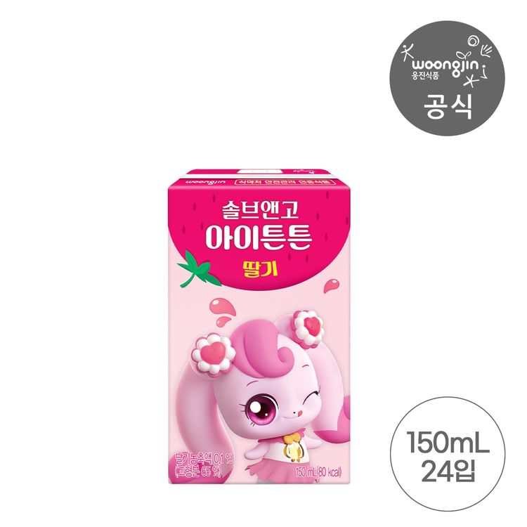 캐치티니핑 솔브앤고 아이튼튼 딸기 150ml 24입 홈플러스 택배배송