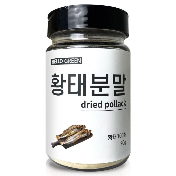 헬로우그린 천연 조미료 황태 분말 90g통 천연맛내기가루 분말 가루 황태가루 황태분말 홈플러스 택배배송