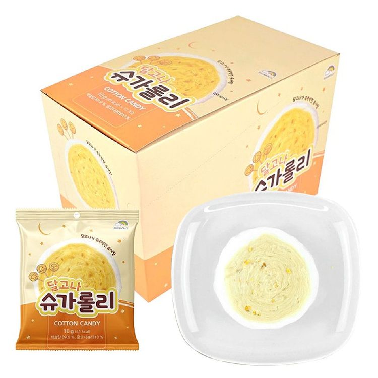 달고나 슈가롤리 솜사탕 1개 롤 솜사탕 무지개솜사탕 달고나사탕 코튼캔디 초등학생간식 애들간 홈플러스 택배배송