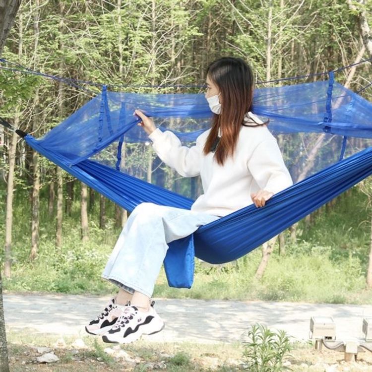 공중쉘터 캠핑 모기장 해먹블루 홈플러스 택배배송