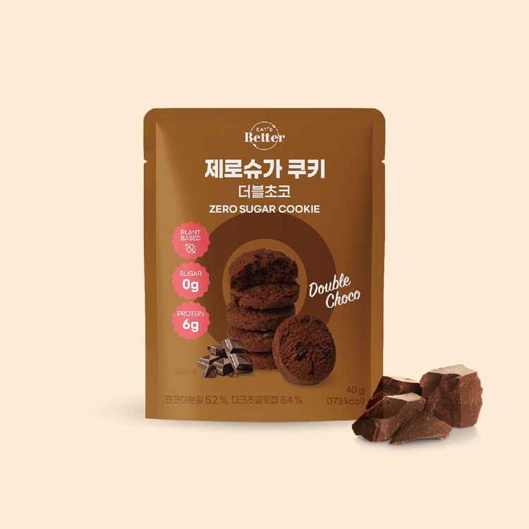 잇츠베러 제로슈가쿠키 더블초코 6봉40gx6봉 홈플러스 택배배송