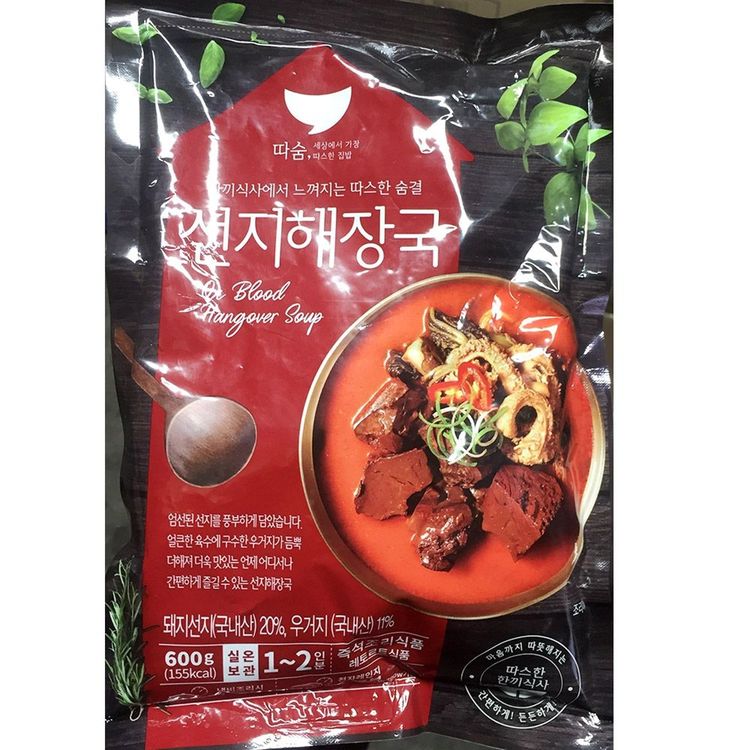 선지해장국 선미 600g X25 해장국 즉석조리 Hmr 떡볶 홈플러스 택배배송