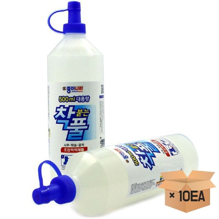 종이나라 착붙는풀 500ml 1갑10개입 물풀 착풀 홈플러스 택배배송