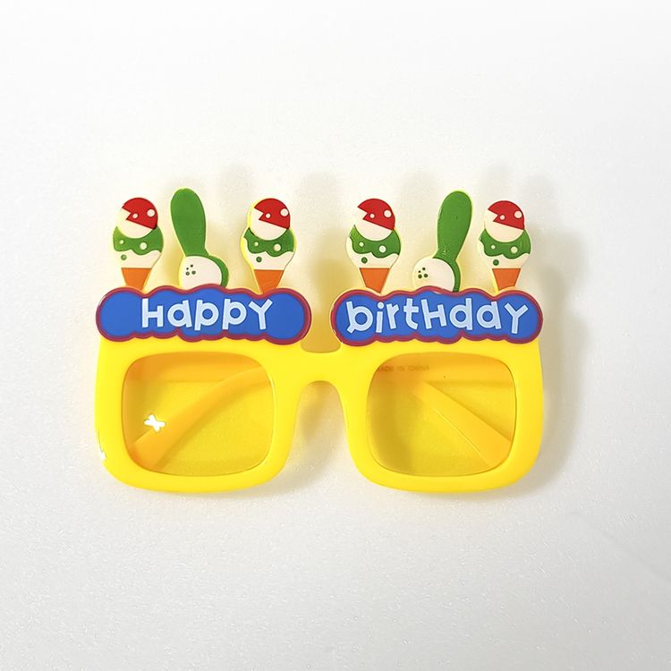 생일 아이스크림 안경 옐로우 파티안경 파티소품 생일안경 파티용품 생일파티용품 홈플러스 택배배송